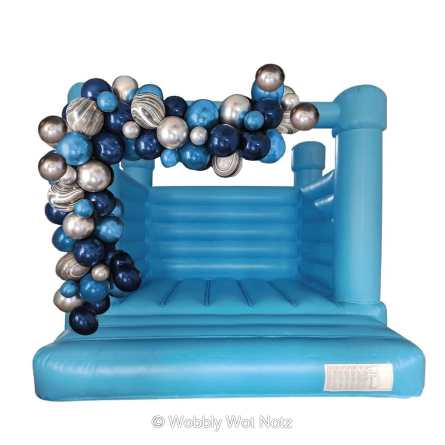 13' x 15' Balloon Castle Blue - Bouncy Castle Hire in Cleveland ...